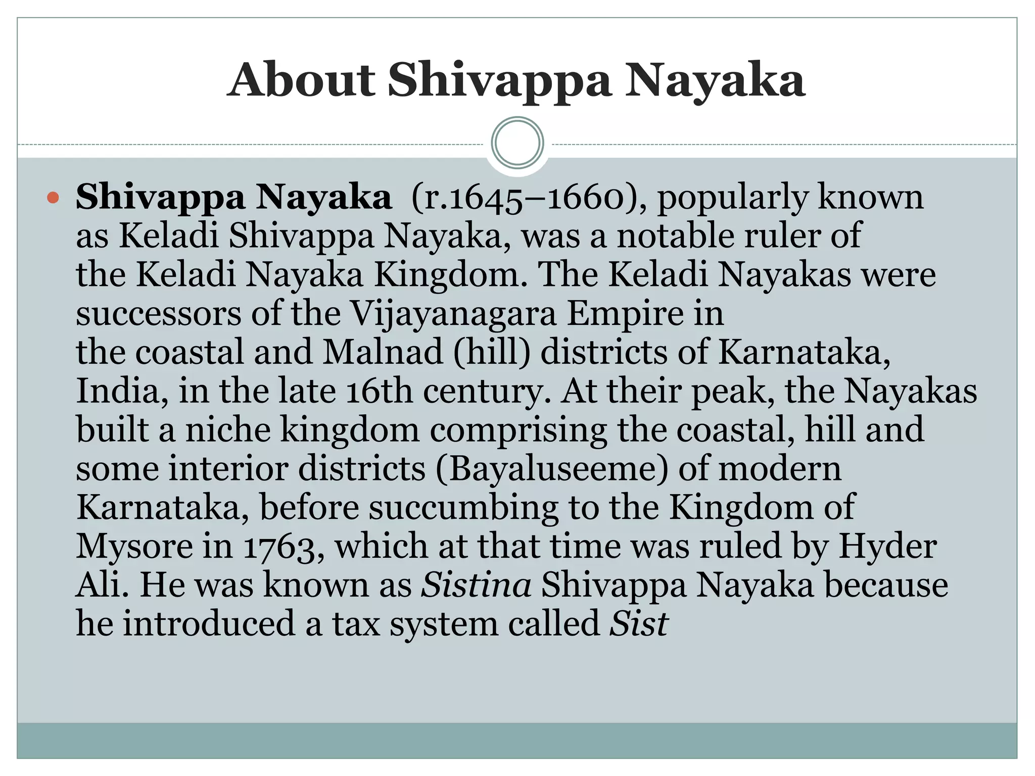 Nayaka’s of keladi contribution to archetecture | PPTX