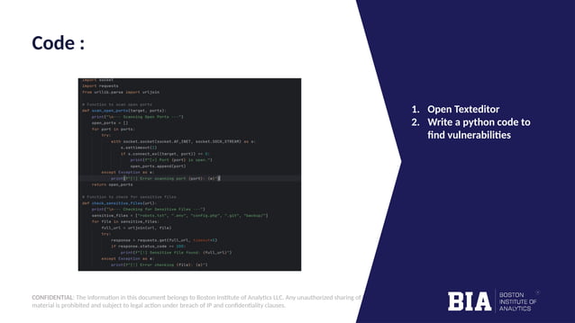 Building A Simple Python Based Website Vulnerability Scanner Pptx