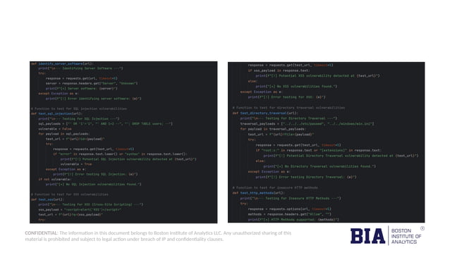 Building A Simple Python Based Website Vulnerability Scanner Pptx