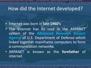 Internet and Securities | PPTX