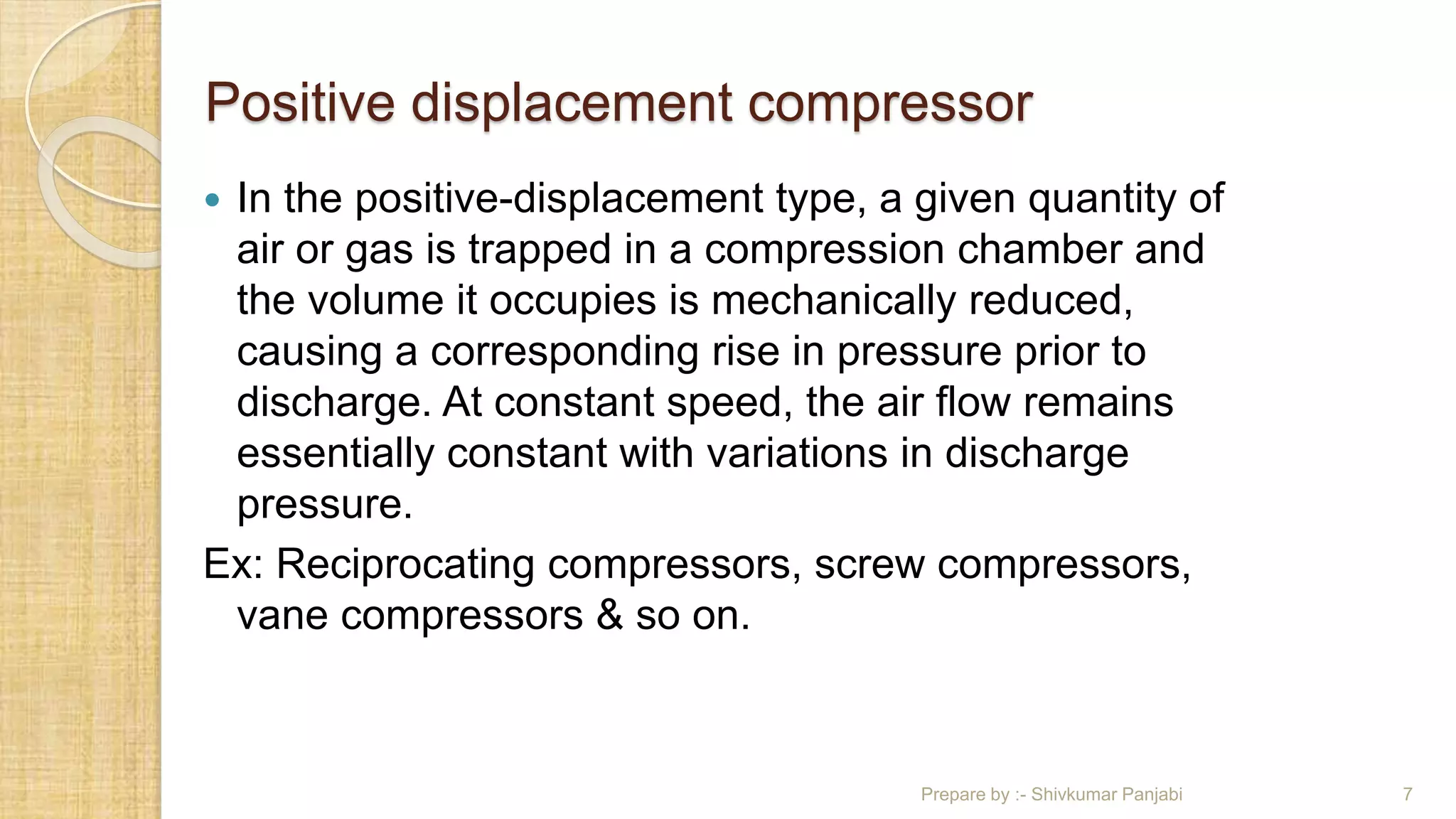 Air Compressor in mechanical Engineering | PPTX