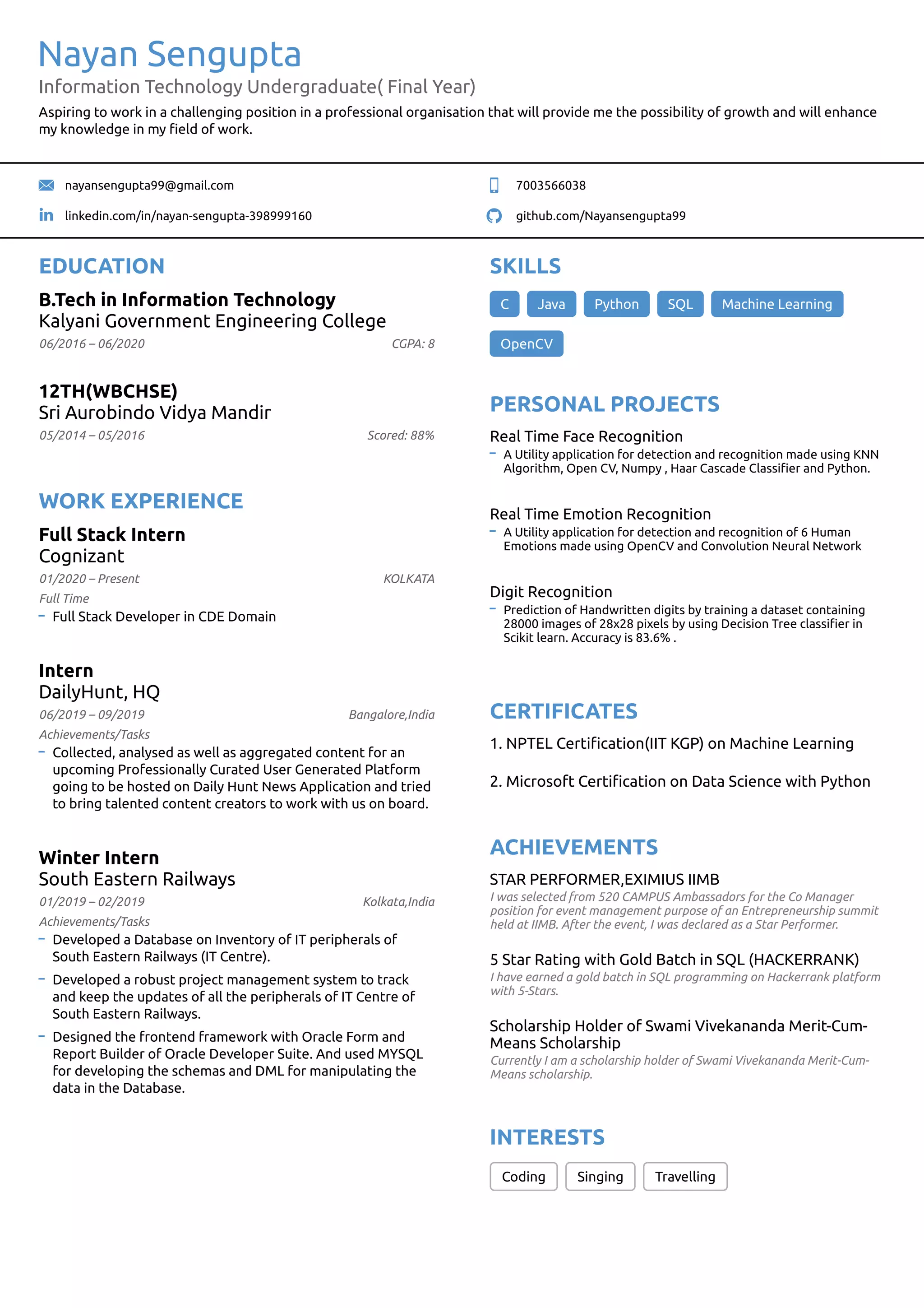Nayan's resume (2) | PDF
