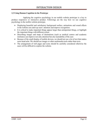 NayLinnKo_BIT_InteractionDesign | PDF | Web Development | Internet