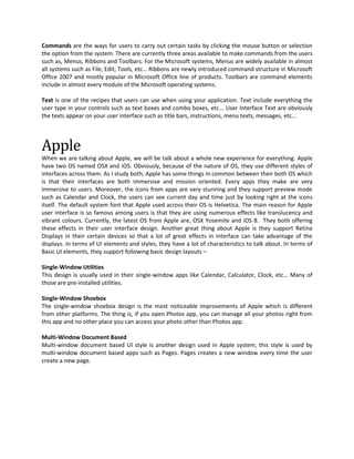 User Interface Design | PDF