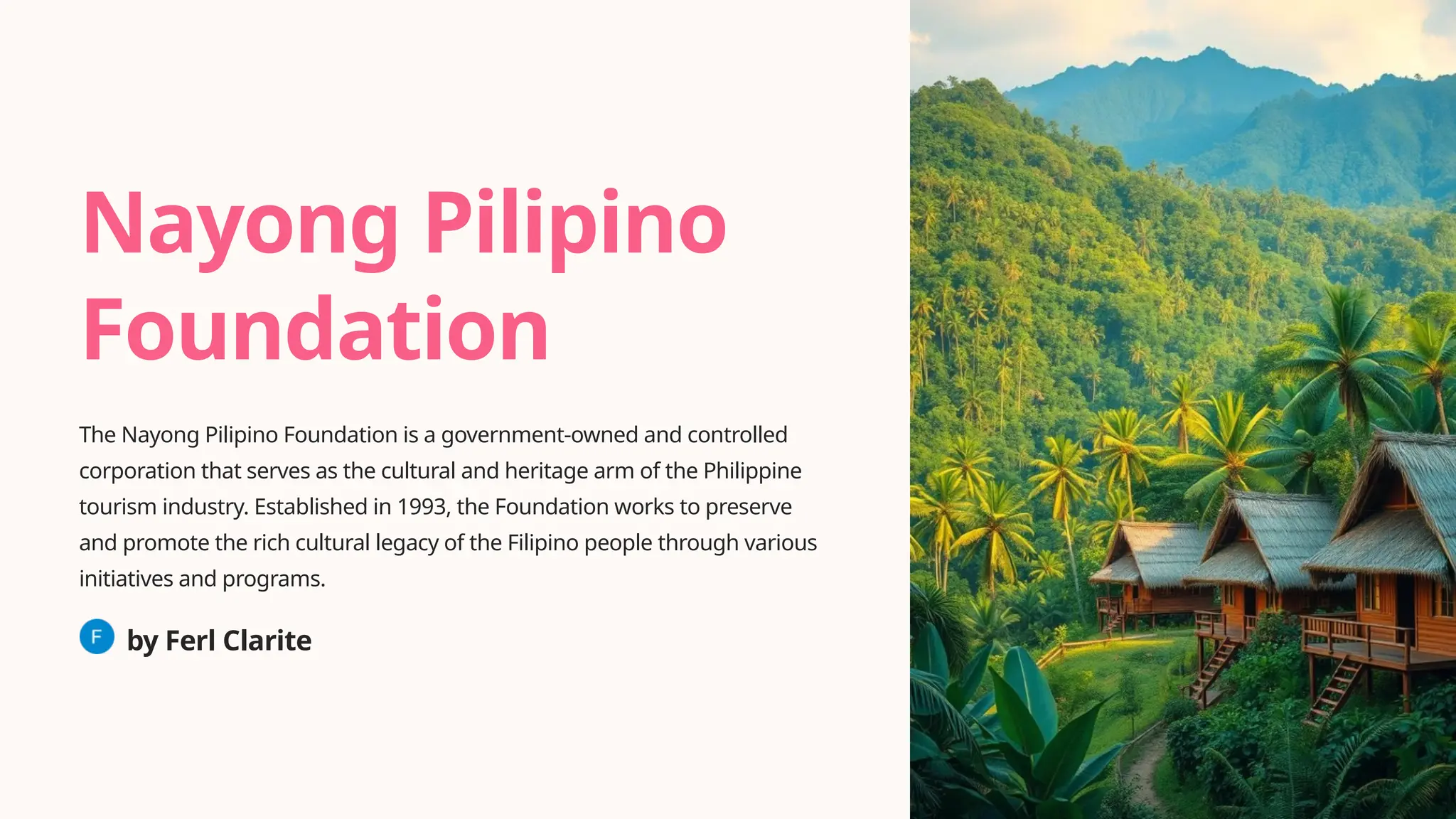 Nayong-Pilipino-Foundation.ppppppopppppp. pptx | PPTX