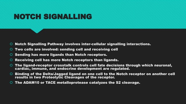 Notch signalling pathway.pptx | Biological Sciences | Science