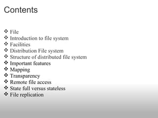 Distributed file system | PPT