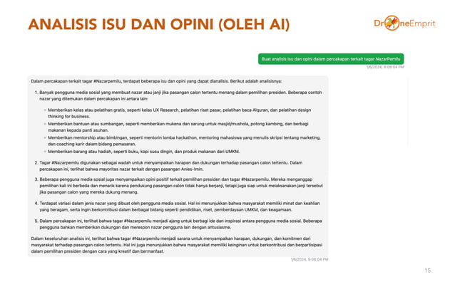 Analisis Tagar NazarPemilu yang Trending di Twitter | PDF