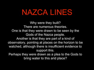 What are the Nazca Lines? What do they mean? | PPT
