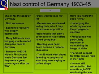 Nazi control in 1933 | PPT
