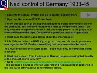 Nazi control in 1933 | PPT
