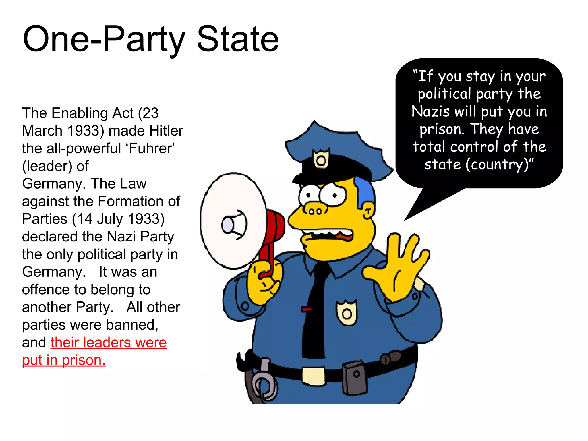 Nazi control of Germany | PPT