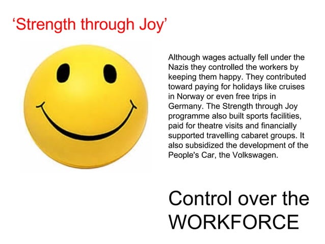 Nazi control of Germany