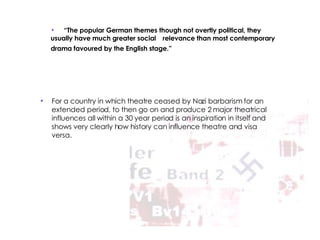 Nazi Germany Theatre | PPT