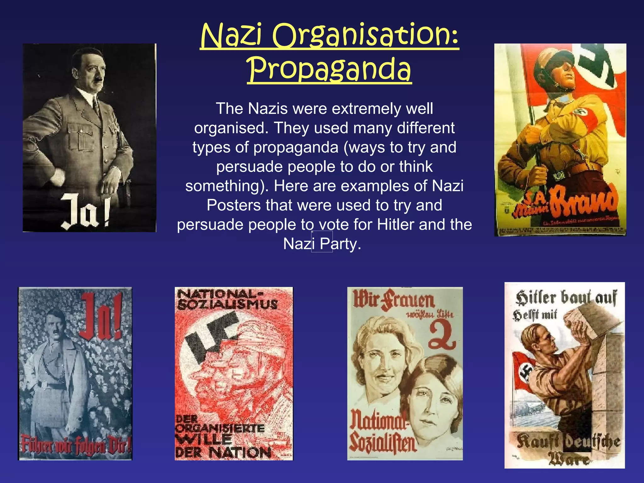 Nazi Party and the Depression | PPT