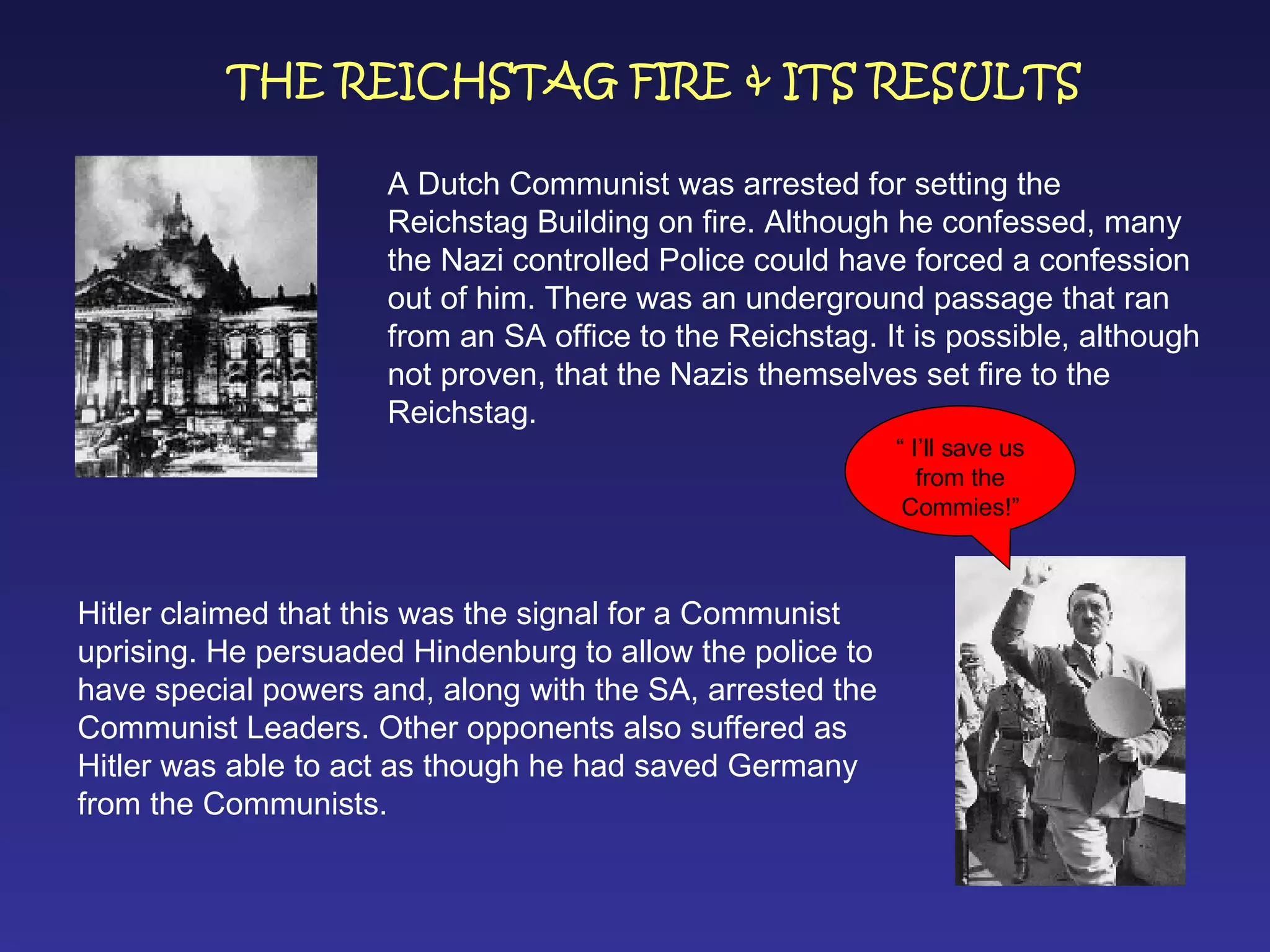 Nazi Party and the Depression | PPT