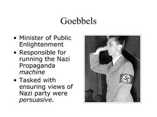 Nazi Propaganda | PPT