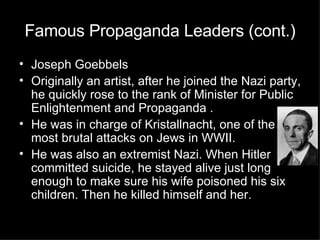 Nazi Propaganda | PPT