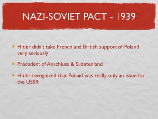 Nazi soviet pact | PPT