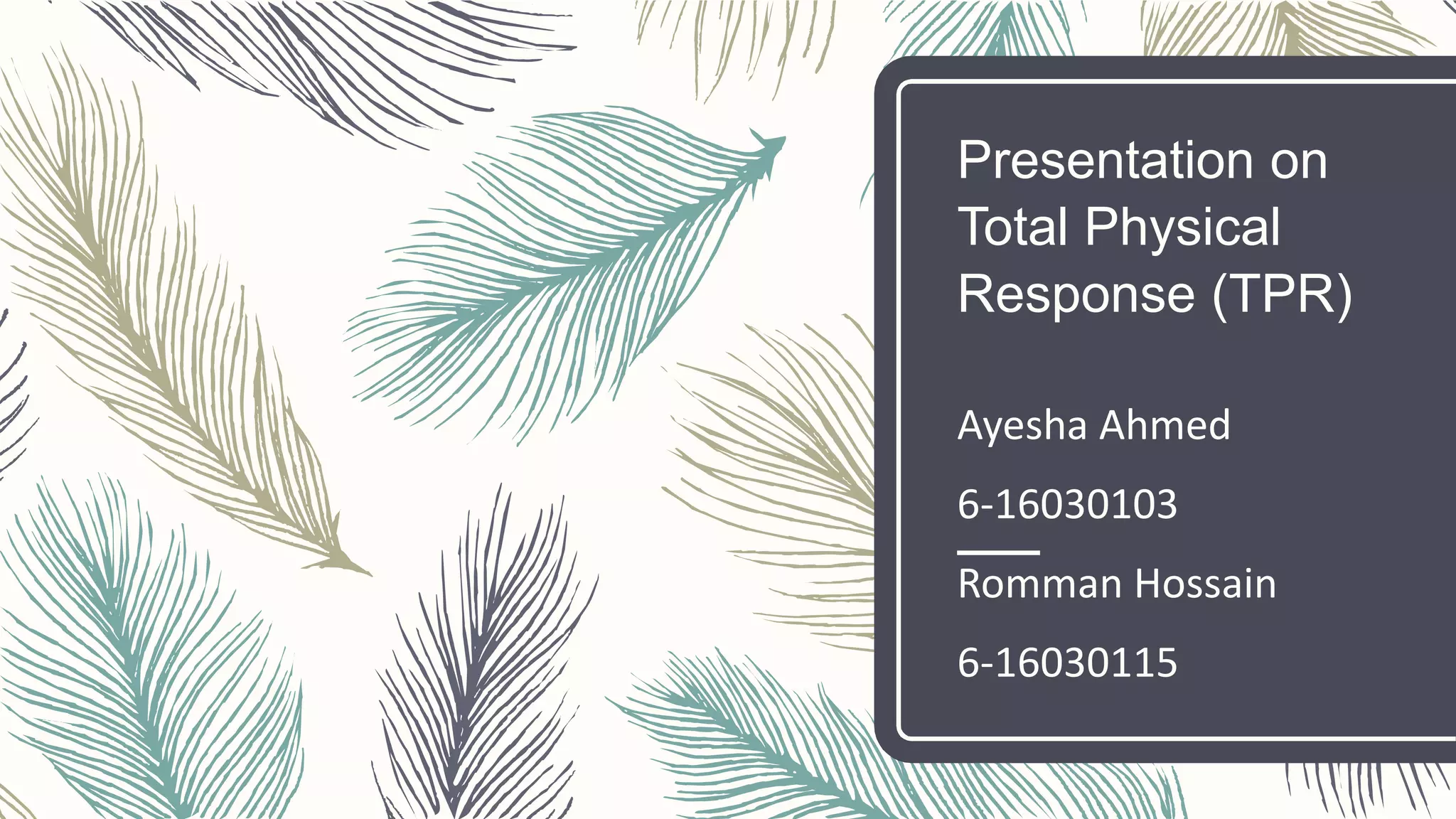 Total Physical Response presentation | PPT