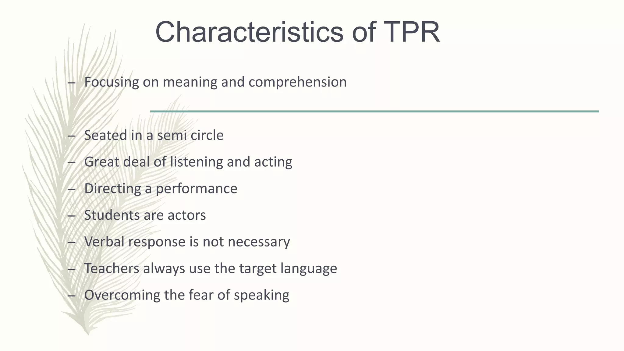 Total Physical Response presentation | PPTX