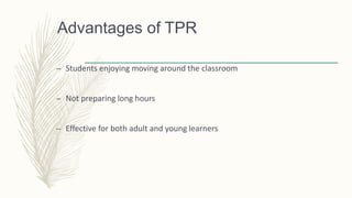 Total Physical Response presentation | PPT