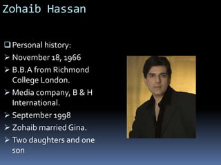Nazia hassan & Zohaib hassan | PPTX