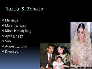 Nazia Hassan Husband Mirza Ishtiaq Baig