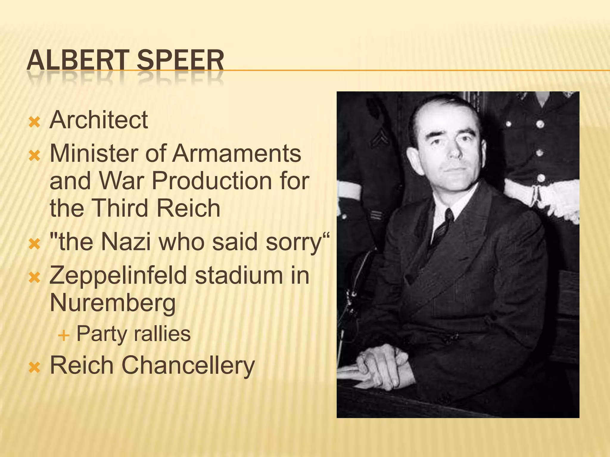 Nazi architecture powerpoint | PPTX