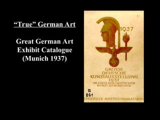 Examples of Art in Weimar and Nazi Germany | PPT