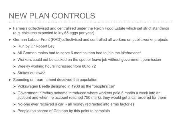 Nazi economic policy | PPT