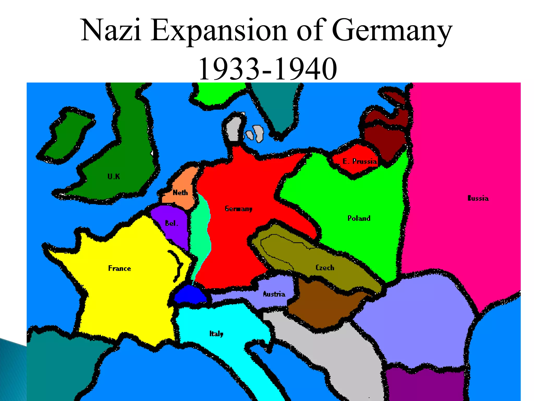 Hitler's foreign policy, Nazi expansion, road to WWII | PPT