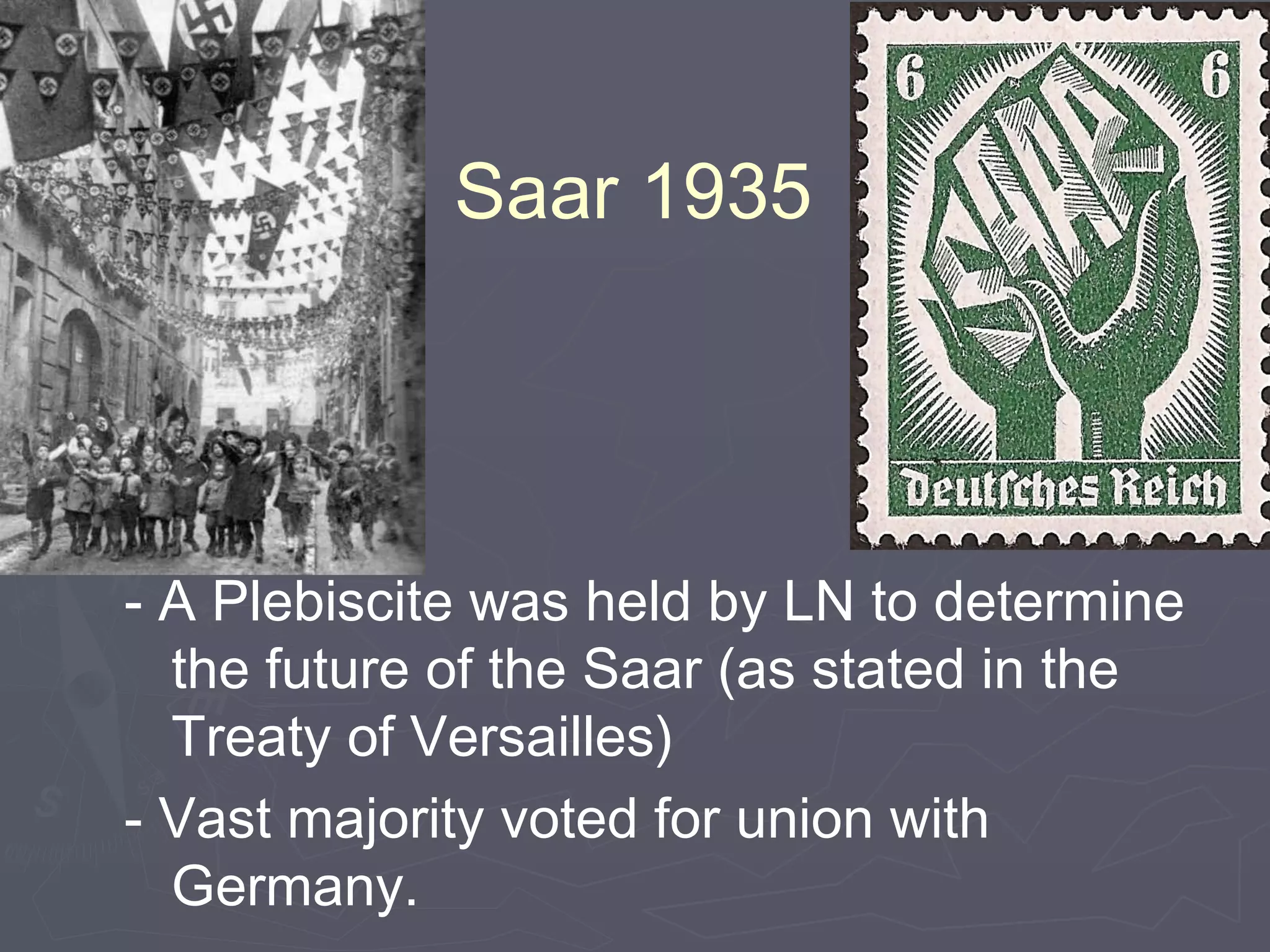 Hitler's foreign policy, Nazi expansion, road to WWII | PPT