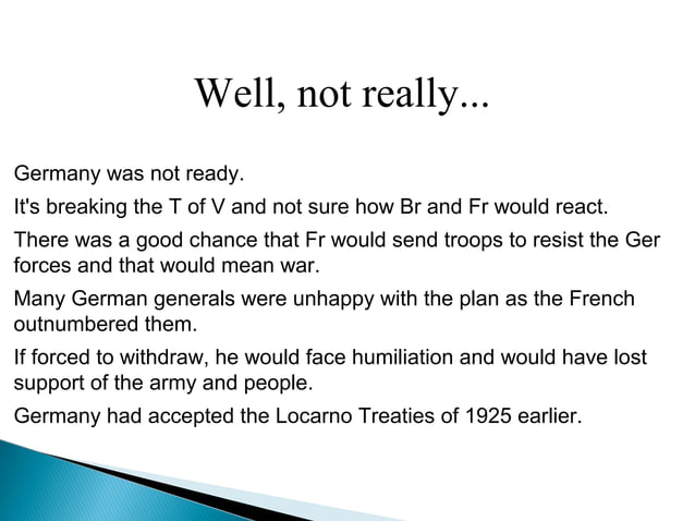 Hitler's foreign policy, Nazi expansion, road to WWII | PPT | Death ...