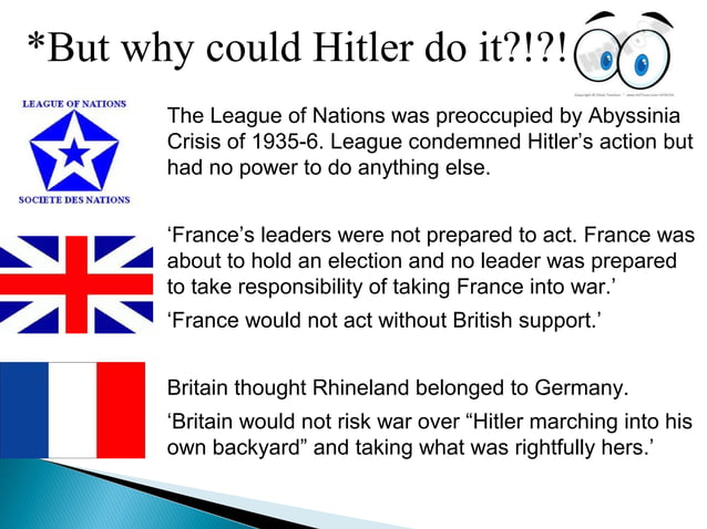 Hitler's foreign policy, Nazi expansion, road to WWII | PPT | Death ...