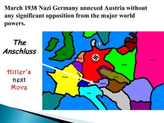 Hitler's foreign policy, Nazi expansion, road to WWII | PPT