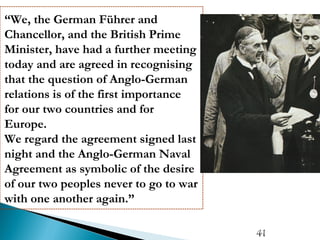 Hitler's foreign policy, Nazi expansion, road to WWII | PPT