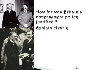 Hitler's foreign policy, Nazi expansion, road to WWII | PPT