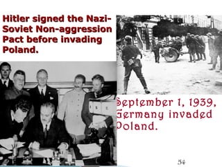 Hitler's foreign policy, Nazi expansion, road to WWII | PPT