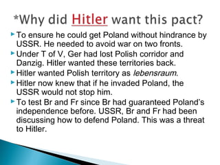 Hitler's foreign policy, Nazi expansion, road to WWII | PPT