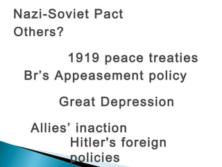 Hitler's foreign policy, Nazi expansion, road to WWII | PPT