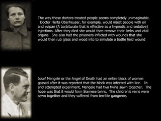 Nazi Experimentation And Treatment Of Twins | PPS