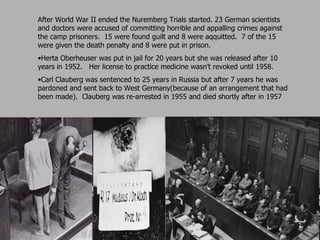 Nazi Experimentation And Treatment Of Twins | PPS