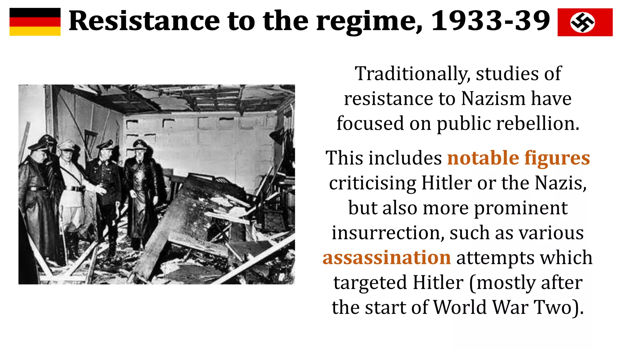 Nazi germany - difficulties of defining resistance | PPTX | Death ...