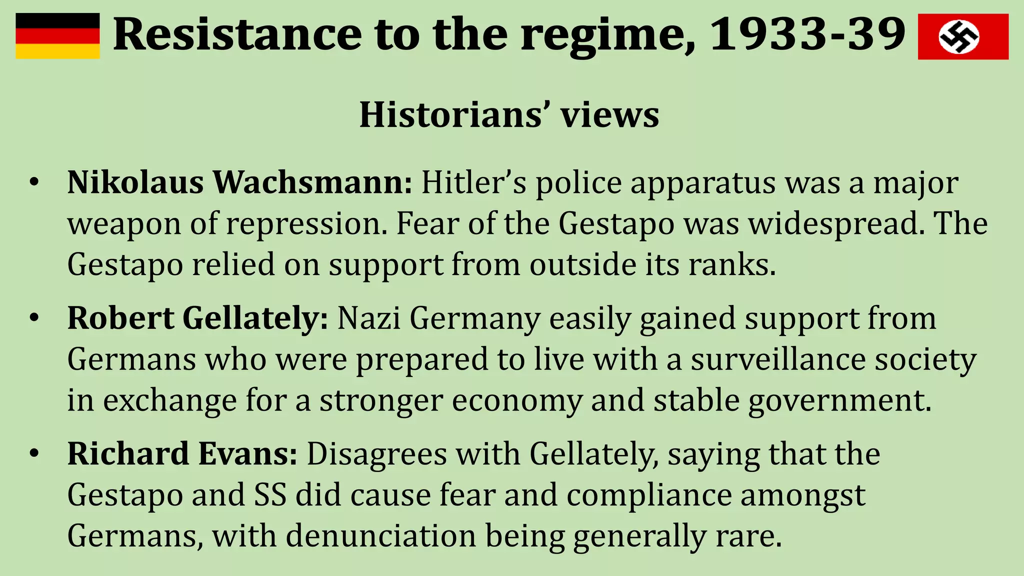 Nazi germany - power of the terror apparatus | PPTX