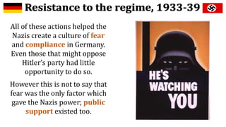 Nazi germany - power of the terror apparatus | PPTX