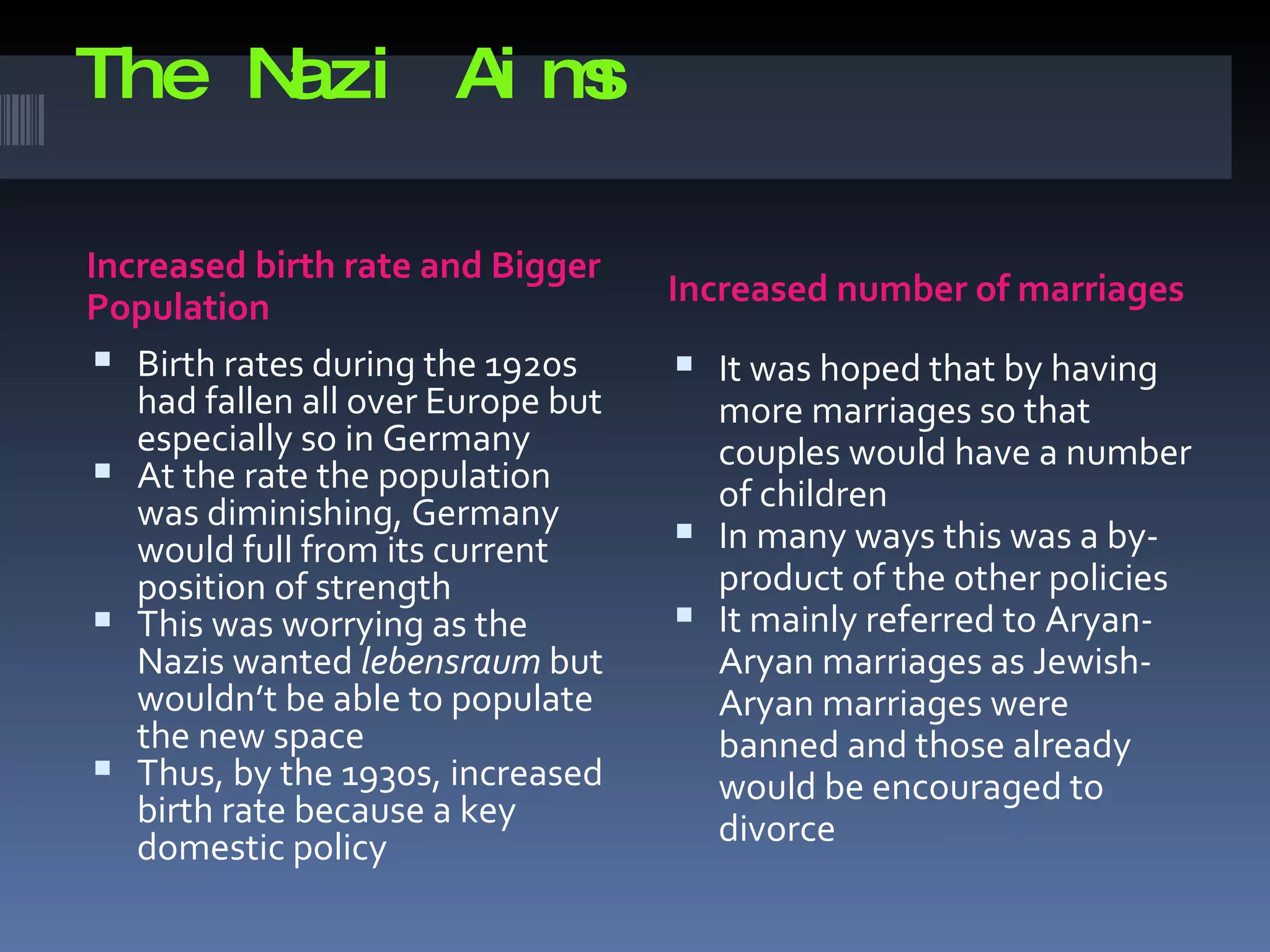 Nazi Ideology - Women | PPT