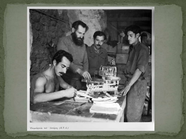 Nazi occupation - Greek resistance 1941-1944 Eθνική Aντίσταση | PPTX