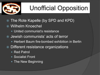 Nazi opposition | PPTX