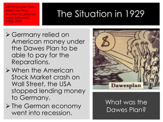 Nazi Policies Towards the Economy | PPTX